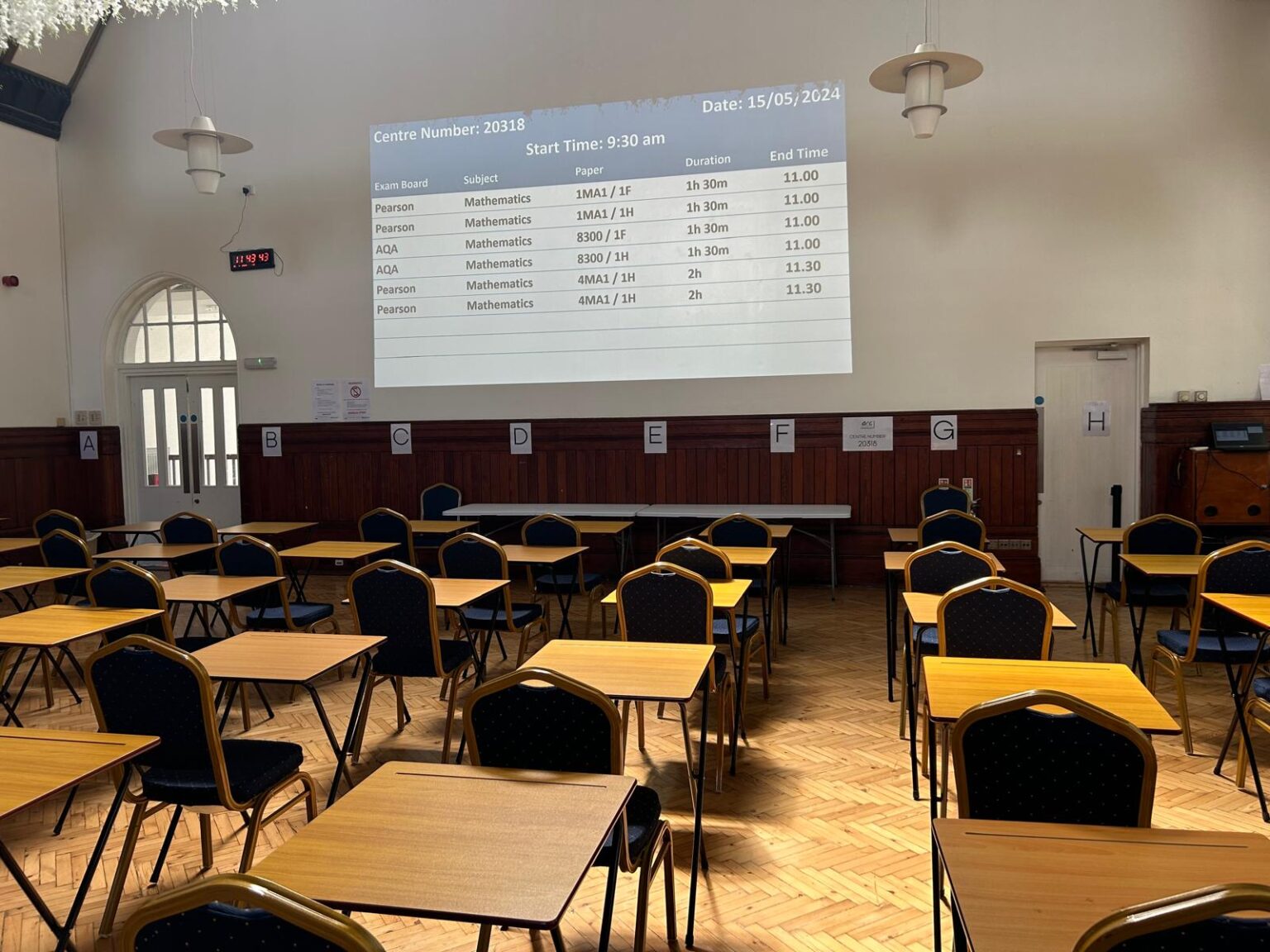 Centre Location – arc exams